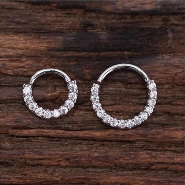 Yfashion Piercing Hoop Earring Small Hoop Nose Septum Ring Piercing ...