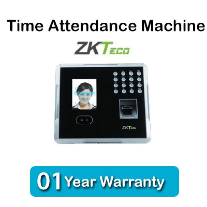 Branded Time Attendance Machine with Face Scan & Thumb Impression with Builtin Battery (ZKTeco ...