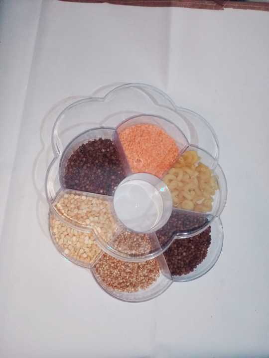 FLOWER BOX COSMETIC ORGANIZER / DRY FRUIT TRAY SWEET / CANDY TRAY SPACE ...