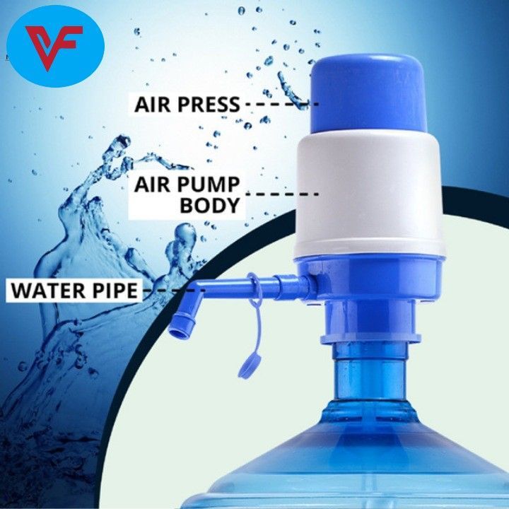 JAMBO Size Imported Manual Water Pump Dispenser For 19 liter Water Cans Large - Blue & White in ...