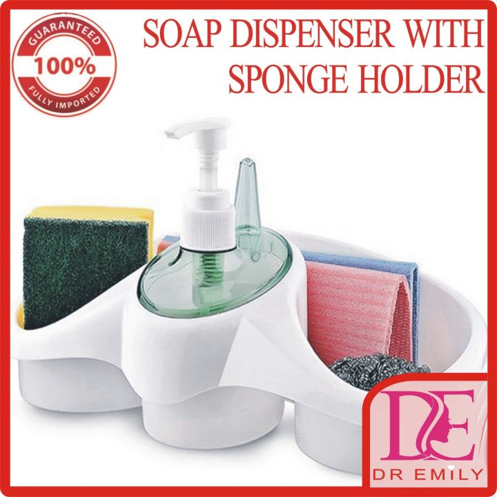 DR EMILY Titiz 3 In 1 liquid Soap Dispenser press and get soap And ...