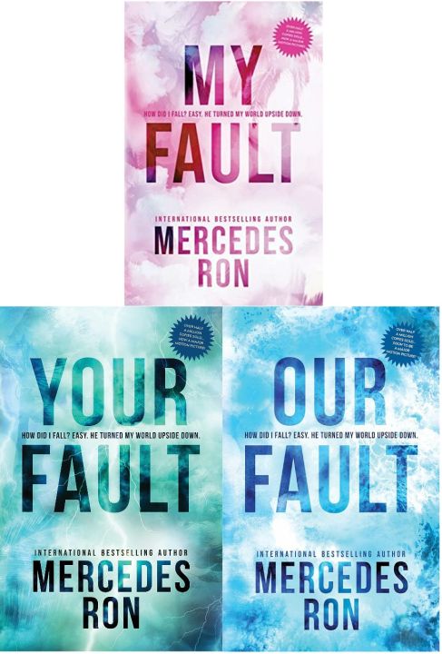 Culpables Series (My Fault + Your Fault + Our Fault) by Mercedes Ron ...