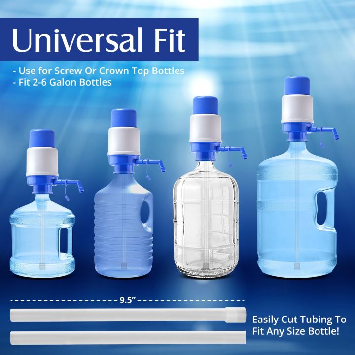 (pack of two) Jumbo Size Manual Hand Press water dispenser Push Pump ...