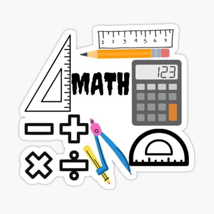 Math stuff stickers Pack of 1 3 x 2 inch stickers | Daraz.pk