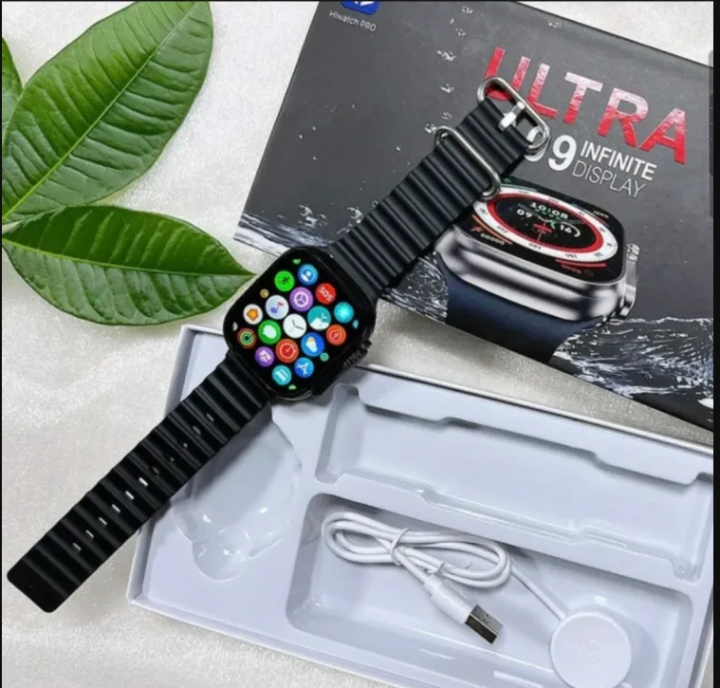 T10 Ultra Smartwatch 2.09inch HD Big Screen Magnetic Wireless Charging | Daraz.pk
