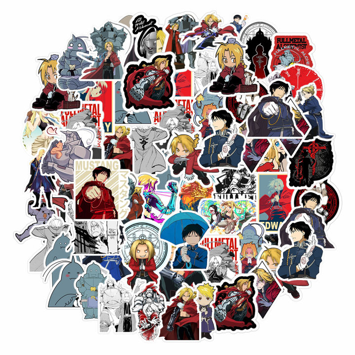 Fullmetal Alchemist Brotherhood cut Sticker pack of 25, 50 for ...