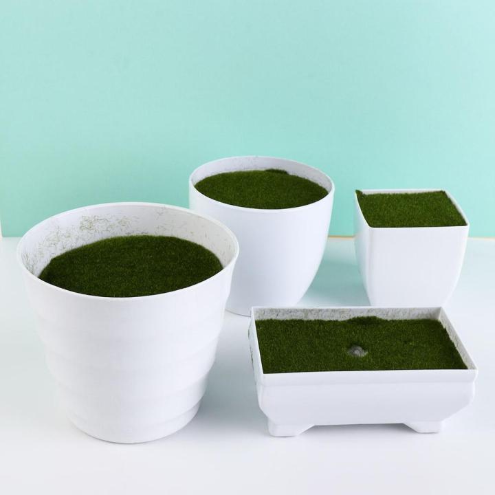 Plastic Flocking Foam Balcony Wedding Party Garden Decoration Bonsai ...