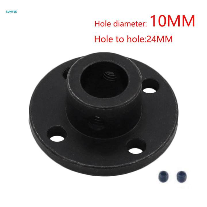 Rigid Flange Coupling Shaft Coupler Motor Joint Connector Durable 10mm ...