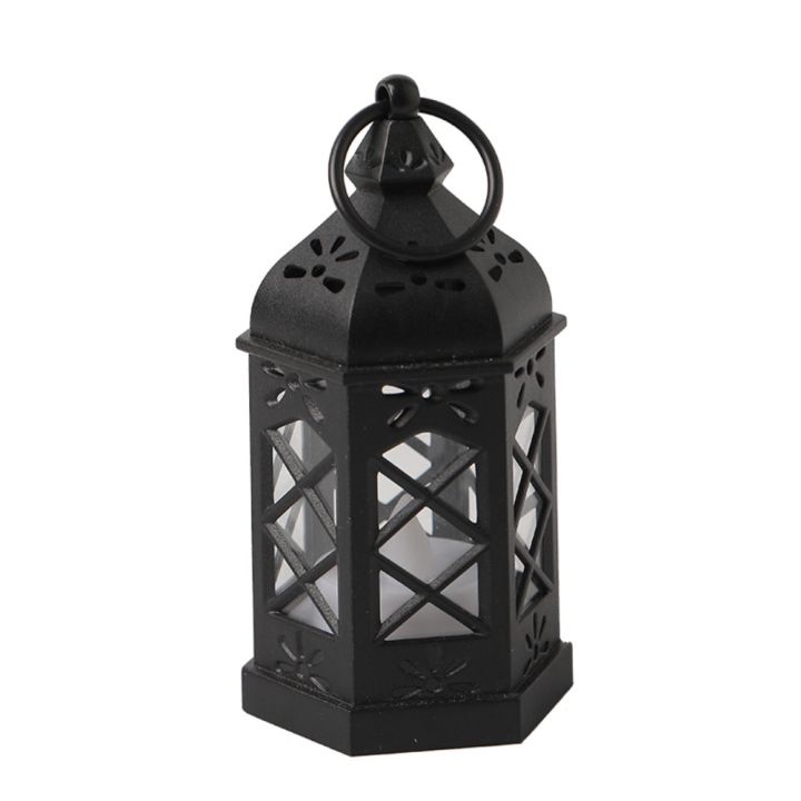 Mini illuminated Halloween Wind Lamp Hexagonal Glowing Electronic ...
