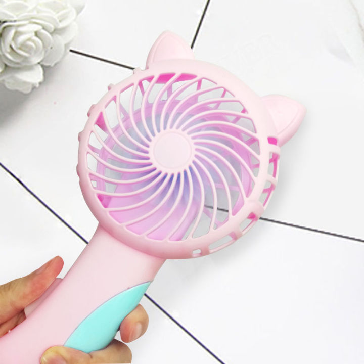 3-color Portable Handheld Fan, Hand Pressed Fan, Mini Portable Fan ...