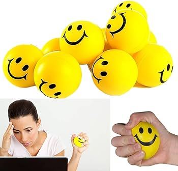 Cute Funny Yellow Emoji Smiley Face Balls Best Birthday Return Gift for ...