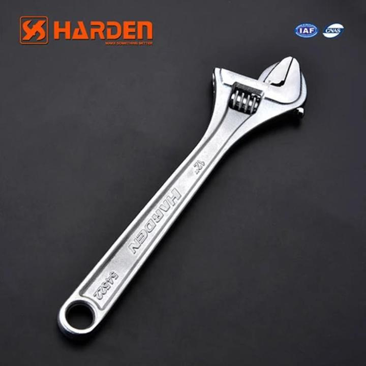 Harden European Type Adjustable Wrench Carbon Steel Size 12 Inch | Daraz.pk