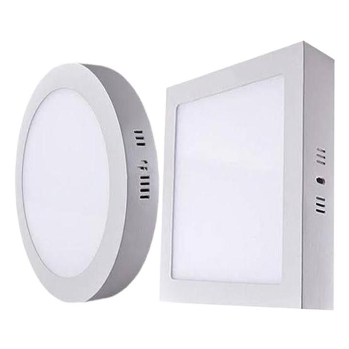 LED OPEN PANEL LIGHT 18watt ROUND AND SQUARE White and Warm | Daraz.pk