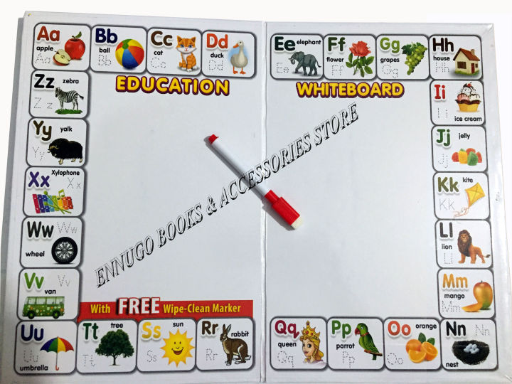 EDUCATION FOLDING WHITE BOARD (READING & WRITING ACTIVITIES) [FOR KIDS ...