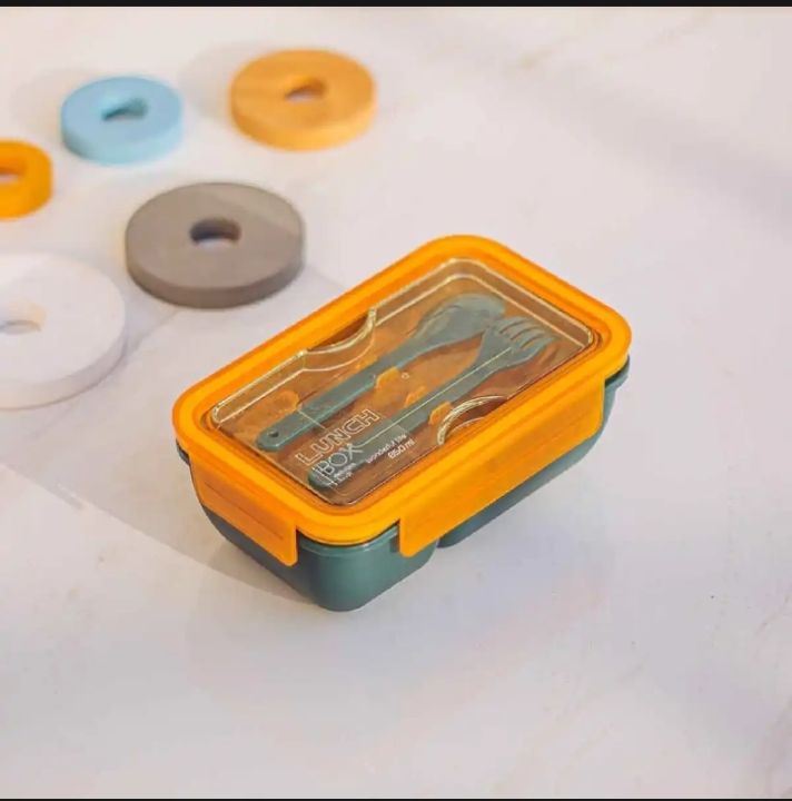 Food Grade Plastic Two Storey Utensil Storage Container Mario Lunch Box ...