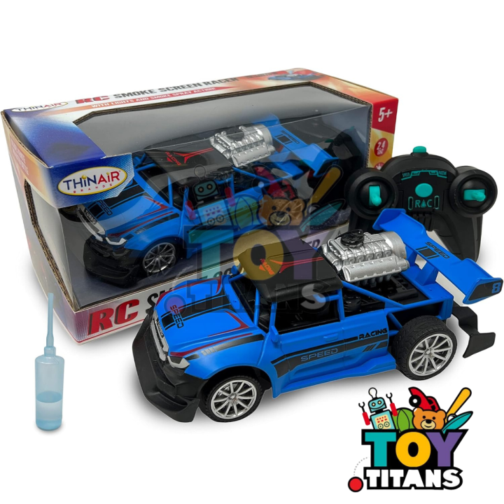 Nature Bound Smoke Screen RC Car – 2.4GHz Remote Control Racing Car ...