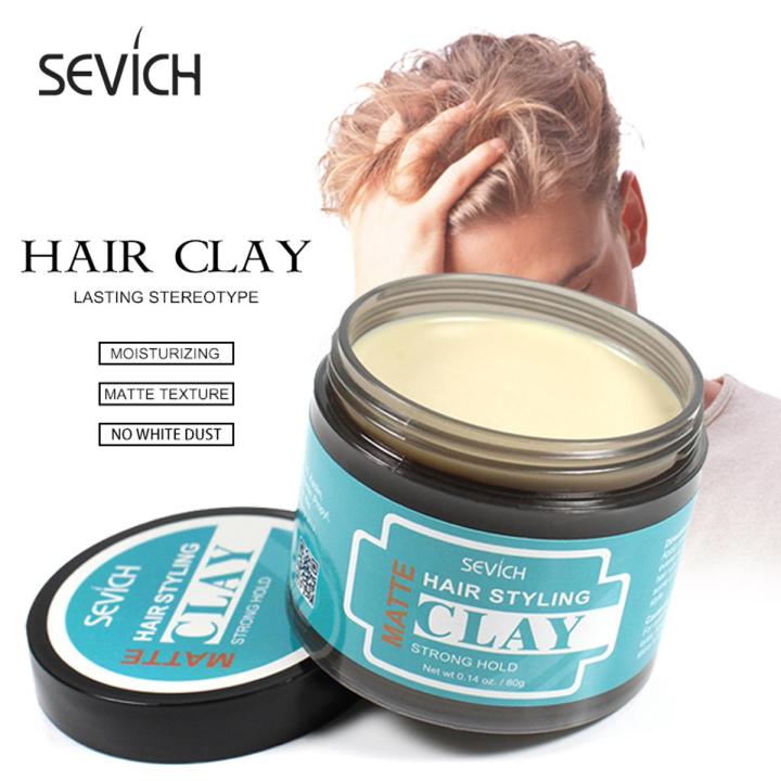 SEVICH Hair Wax 80g Styling Wax Long Keep Matte Finished Hair Wax Men Strong Hold Hairstyling ...