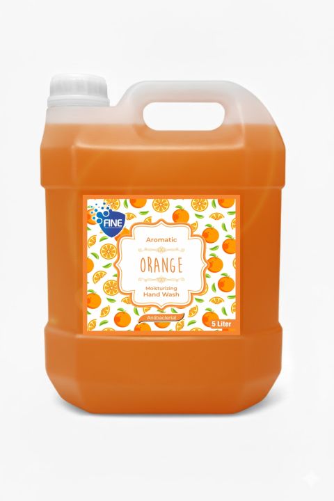 Fine Antibacterial Handwash - 5 Litre - Orange Love | Daraz.pk