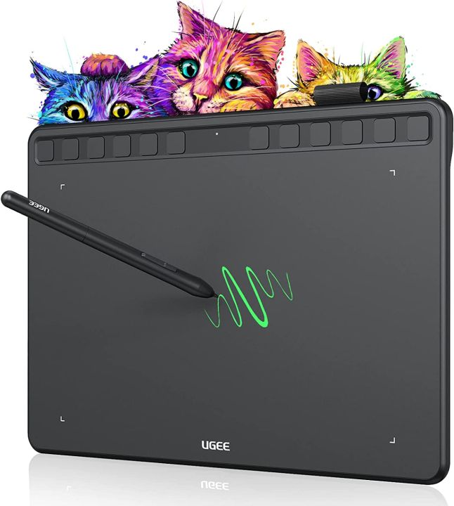 UGEE S1060 Digital Drawing Tablets 10 inch Graphic Pen Tablets with ...