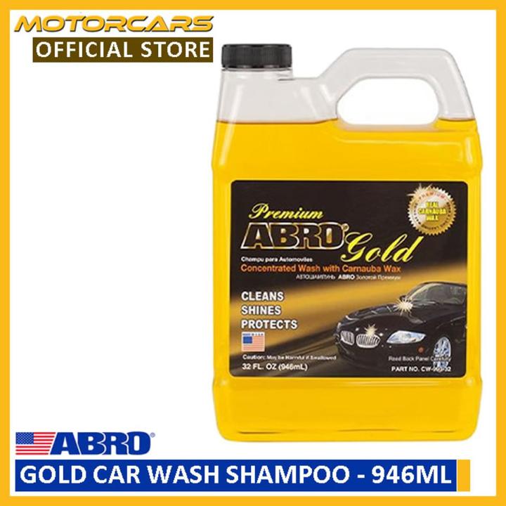 Abro Gold Premium Car Wash Shampoo - 946ml for car (Abro Made in USA ...