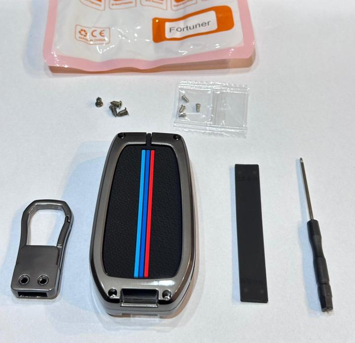 CAR TOYOTA FORTUNER METAL COVER KEY PROTECTION DUST PROOF SHOCK PROOF ...