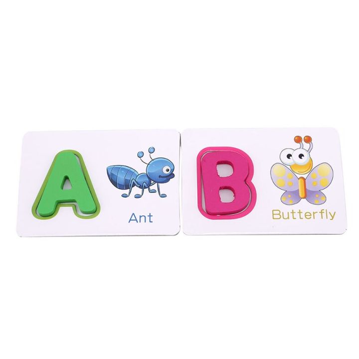 English Letter Learning - Flash Card Puzzle - Digital Cards - Alphabet ...