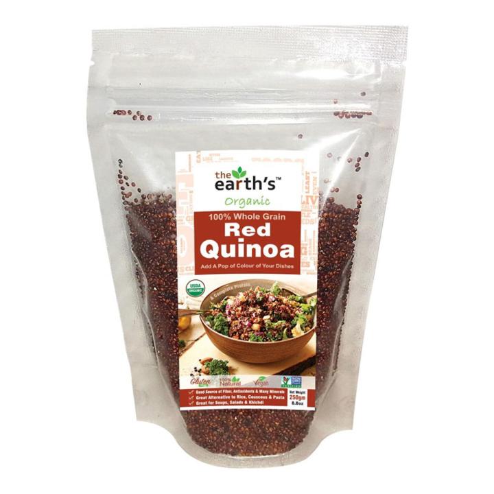 Earth's Red Quinoa Organic 250gm | Daraz.pk
