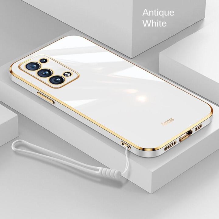 OPPO Reno 6 Pro 5G Reno 5 Pro Reno 4 3 Pro Reno 2F Luxury Square Edges ...