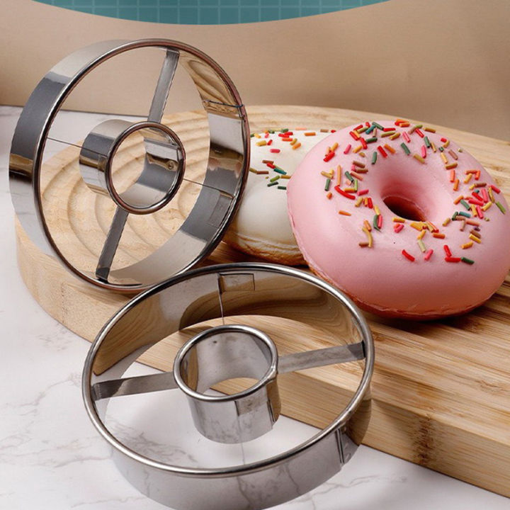 DIY Stainless Steel Donut Mold Cake Decorating Baking Tools Desserts ...