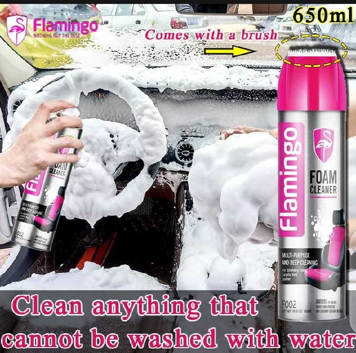 Flamingo Multi-Purpose Foam Cleaning Like Fabric, Carpet, Leather ...