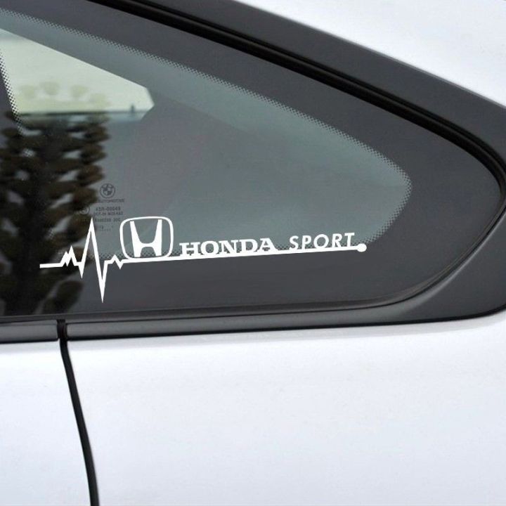 Honda Heart Beat Car Window Sticker Honda Heart Beat Sticker Honda Logo ...