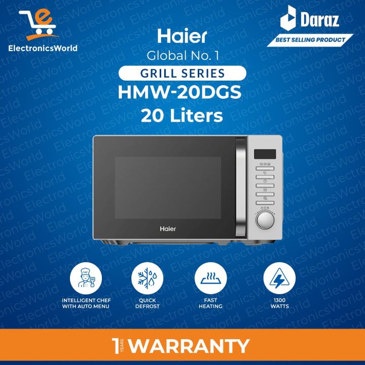 Haier Micro Oven | HMW- 20DGS Grill Series | Auto Menu Options For ...