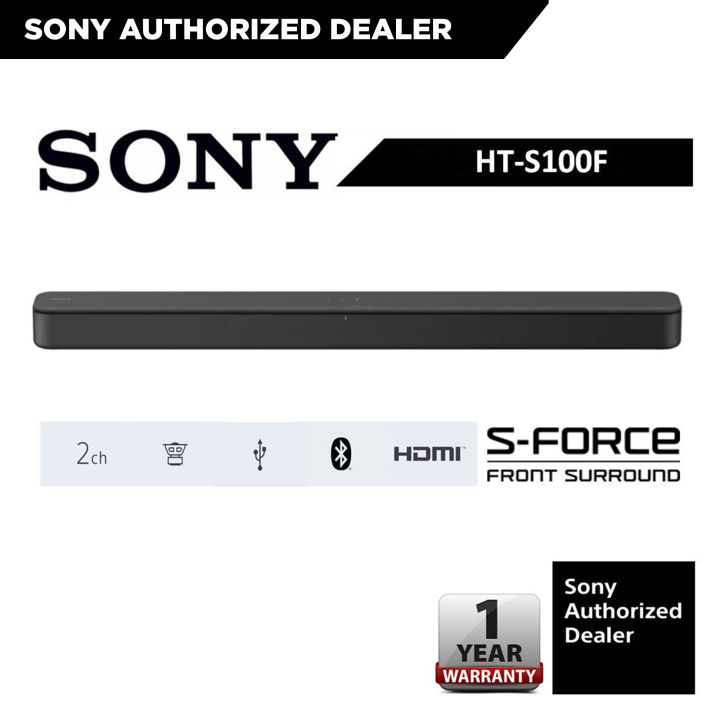 Sony S100F 2.0ch Soundbar with Bass Reflex Speaker, Integrated Tweeter ...