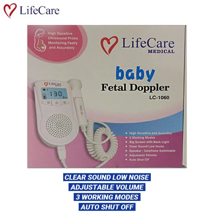 Lifecare Baby Fetal Doppler Baby Fetal Sound Meter Fetal Rate Detector ...