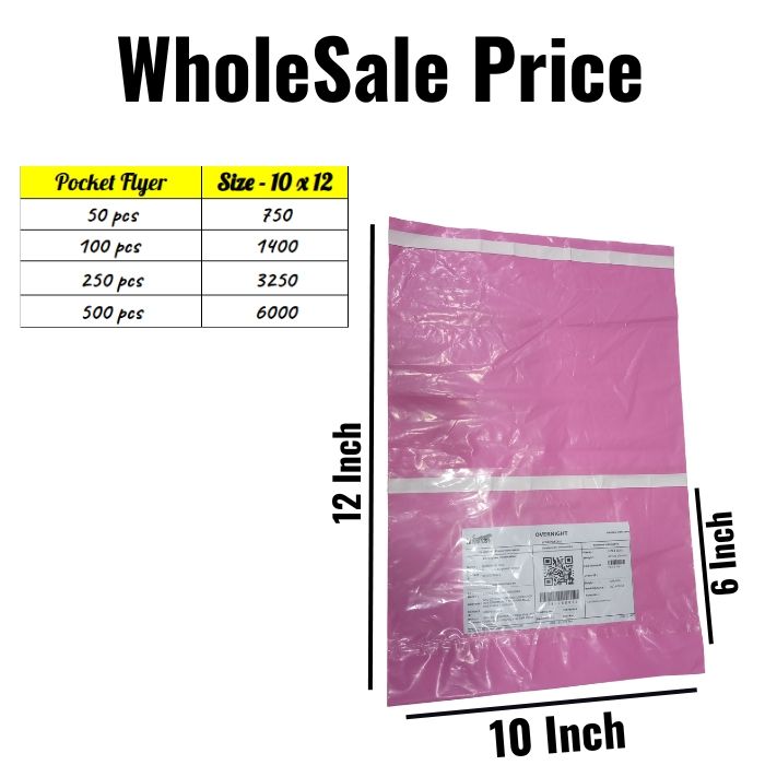 50-500 Pcs 10x12 Courier Flyer With Pocket Shipping Bag Your Online E ...