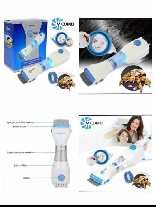 V-Comb Anti Lice Machine – Electronic Head Lice Treatment & Removal ...