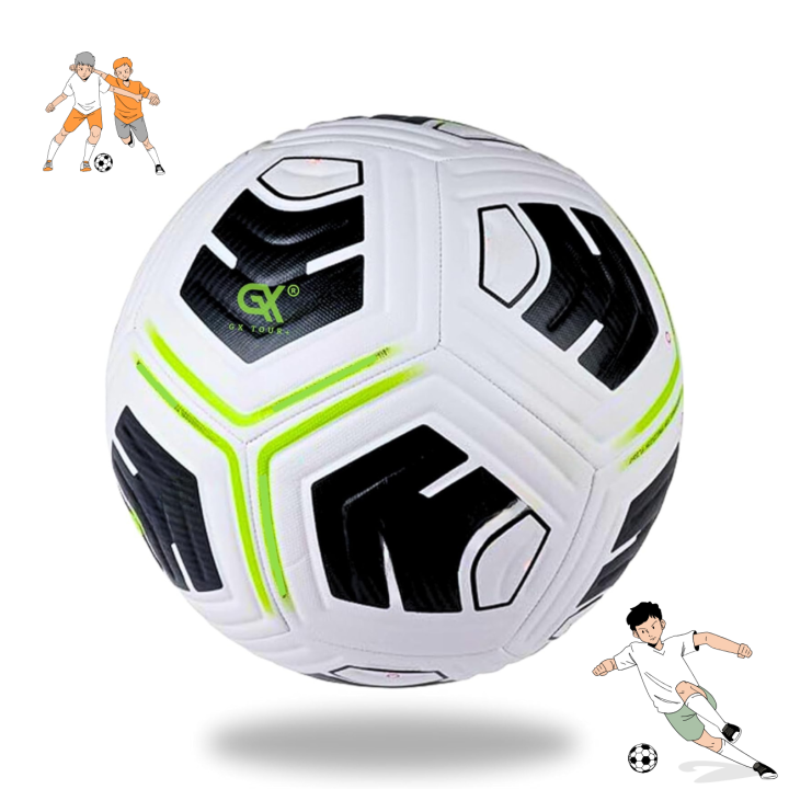 Sialkot Handmade Football / Soccer Ball - Size 5 Professional PU Leather for Match & Training ...
