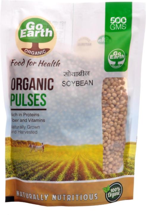 Go Earth Organic Soya Bean (Whole) SOYABEANS, SOYA BEAN, SOYA MILK ...