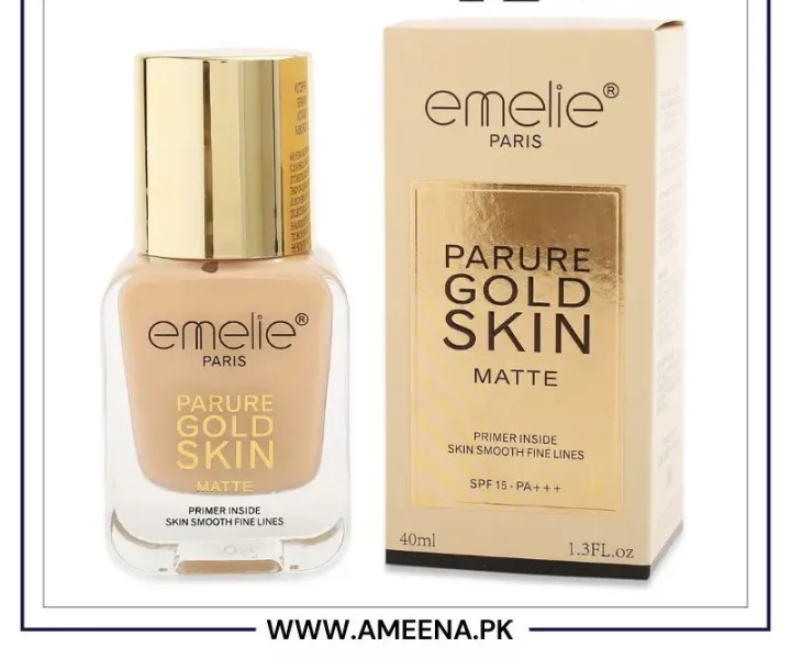 Emelie Paris Parure Gold Skin Matte Foundation | Daraz.pk