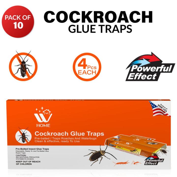 Pack of 10 - WBM Cockroach Glue Trap | Cockroach Killer Gel | Daraz.pk