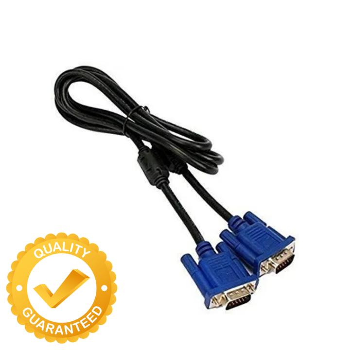High-Speed VGA Cable 1.5m with Gold-Plated Connectors – Ideal VGA ...