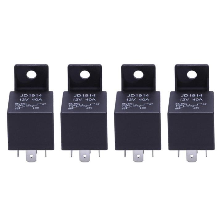 Panasonic Relays 5-Pin Pins QWORK® 2 PCS 5 Pin 12V 40A Car Relay Heavy ...