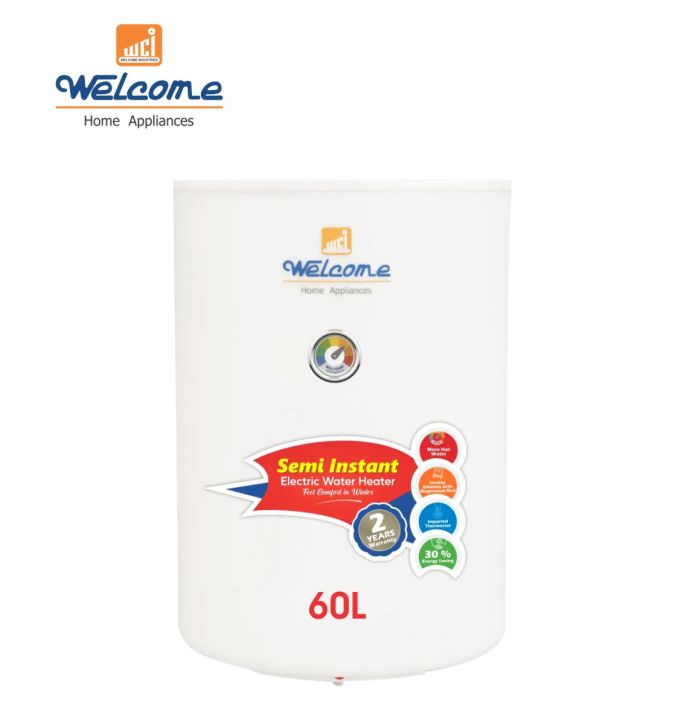 Welcome 60-Litres Semi Instant Electric Water Heater - Electric Water ...