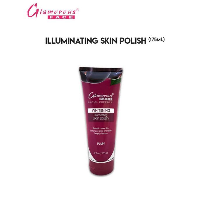 Glamorous Face Illuminating Skin Polish, With Plum Extracts, Tube 175ml ...