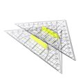 Professional Plastic Set Square Transparent Drafting Tools Triangle ...