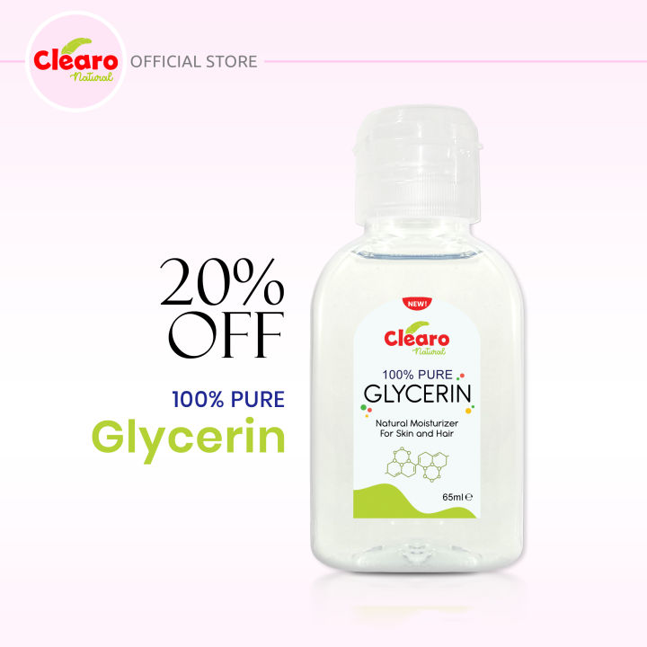 65 ML | Clearo Natural 100% Pure Glycerin | Daraz.pk