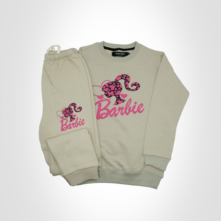 Barbie Dream Tracksuit | Creamy Beige | Stylish Winter Wear | Daraz.pk