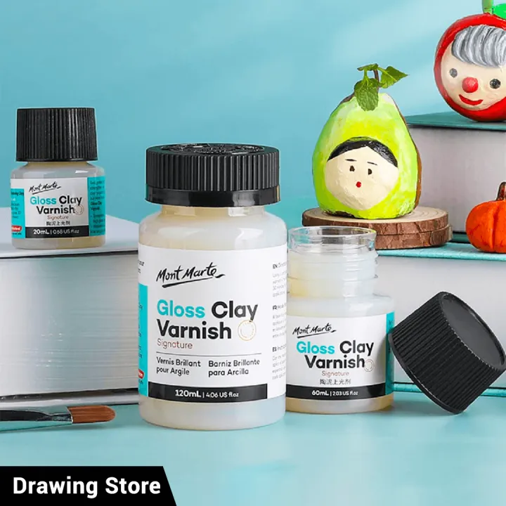 Mont Marte Clay Gloss Varnish 120ml For Polymer Clay And Air Dry Clay ...