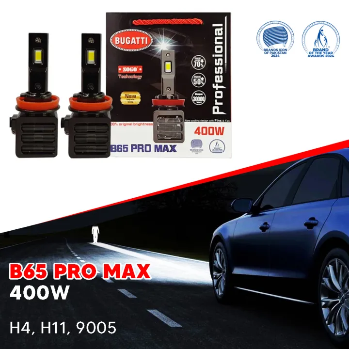 SOGO Bugatti B65 Pro Max Car LED 40,000LM 6500K 400w - SUPER FOCUS ( 1 ...