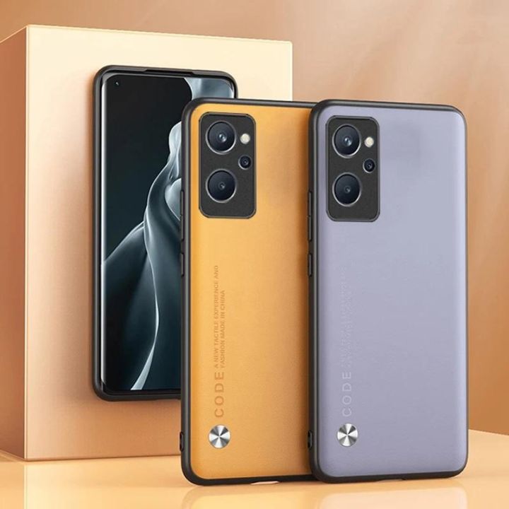 For Realme 8 9 10 Pro Plus 9i 7i 7 5G case Carbon Fibre Leather Silicone case Carbon Fibre ...